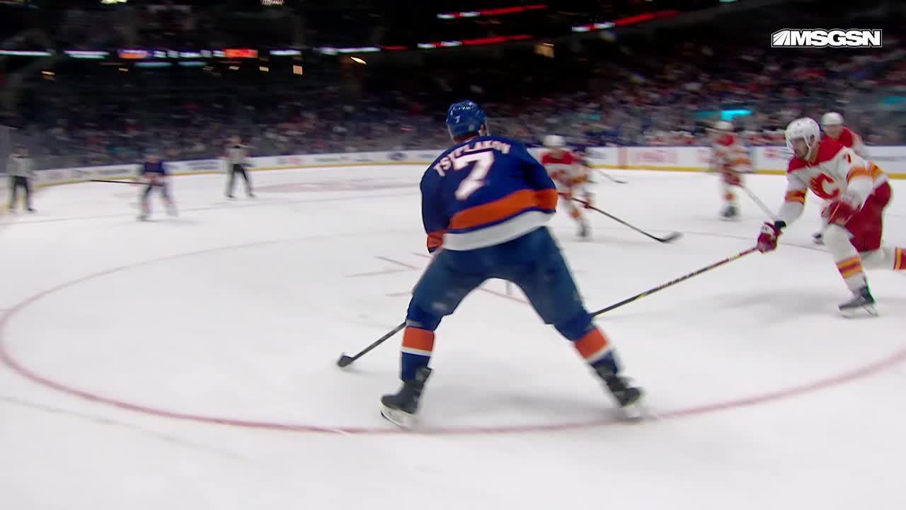 Kyle MacLean with a Goal vs. Calgary Flames | New York Islanders