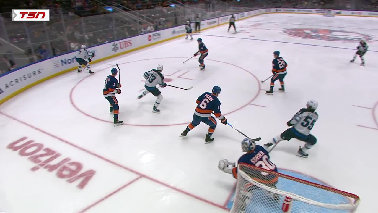 Josh Morrissey with a Powerplay Goal vs. New York Islanders | Winnipeg Jets