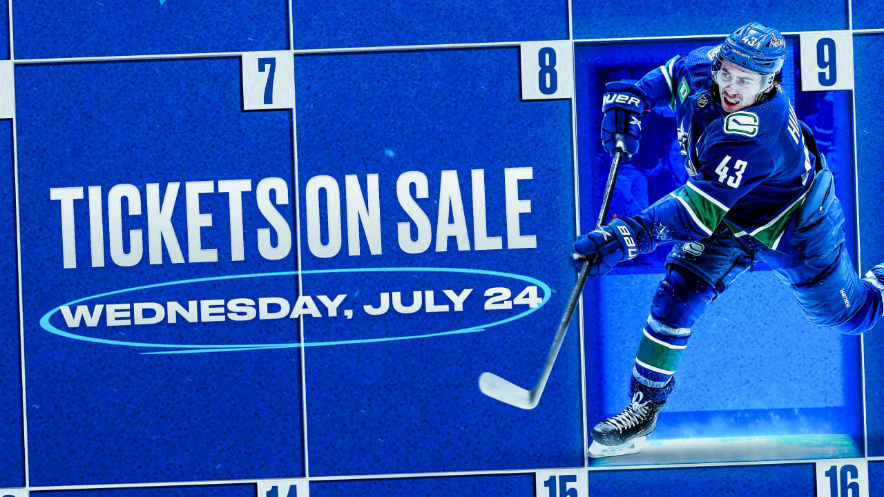 Canucks Announce Single Game Tickets On Sale July 24 | Vancouver Canucks