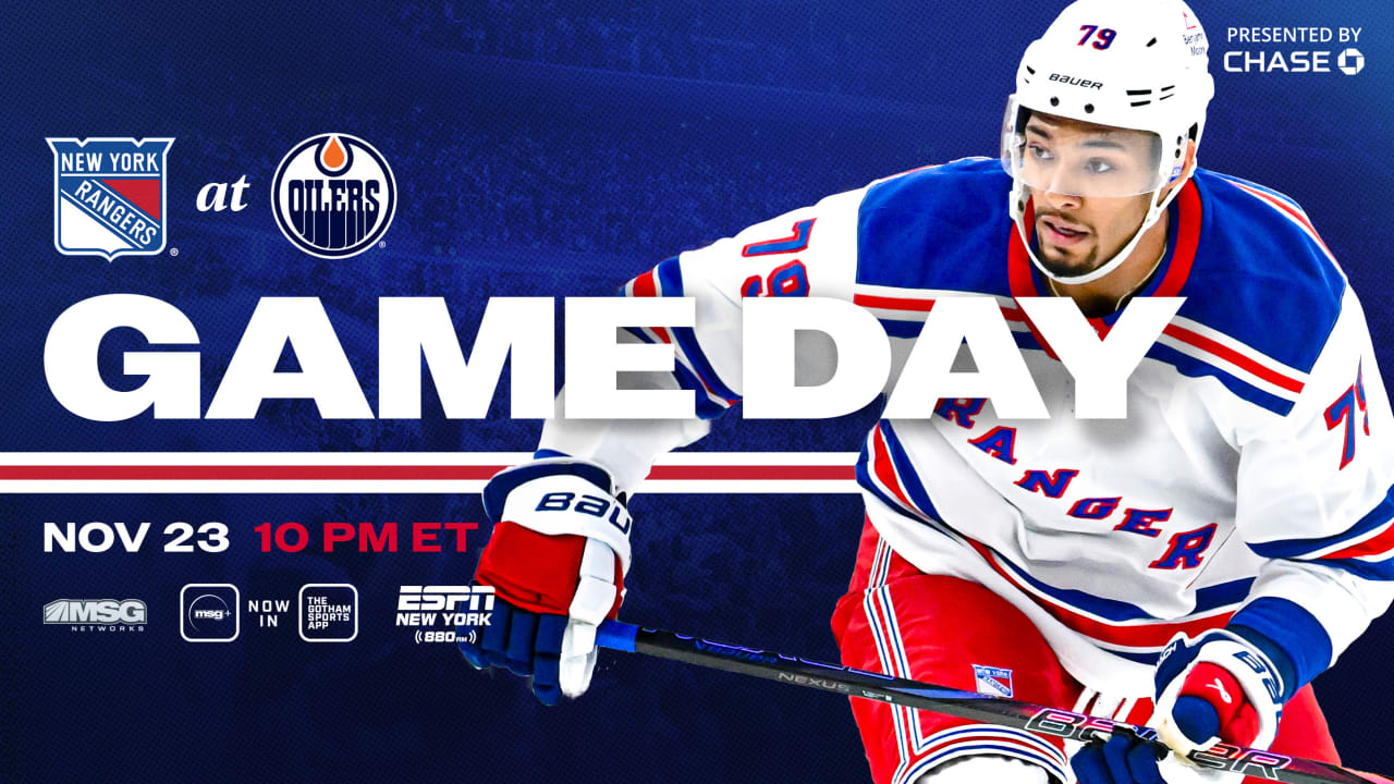 Rangers at Oilers: Pregame Notes | New York Rangers