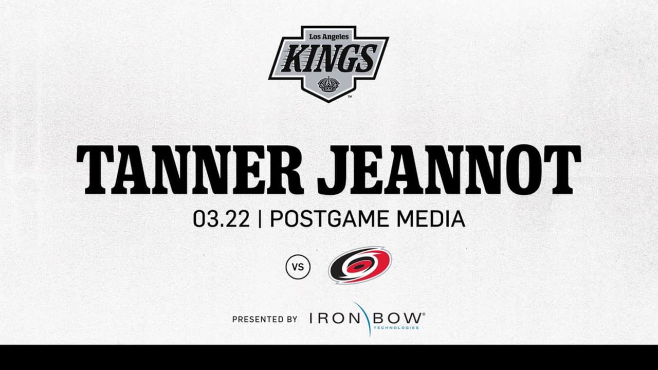 Tanner Jeannot Postgame Media Availability 3/22/25 | Los Angeles Kings