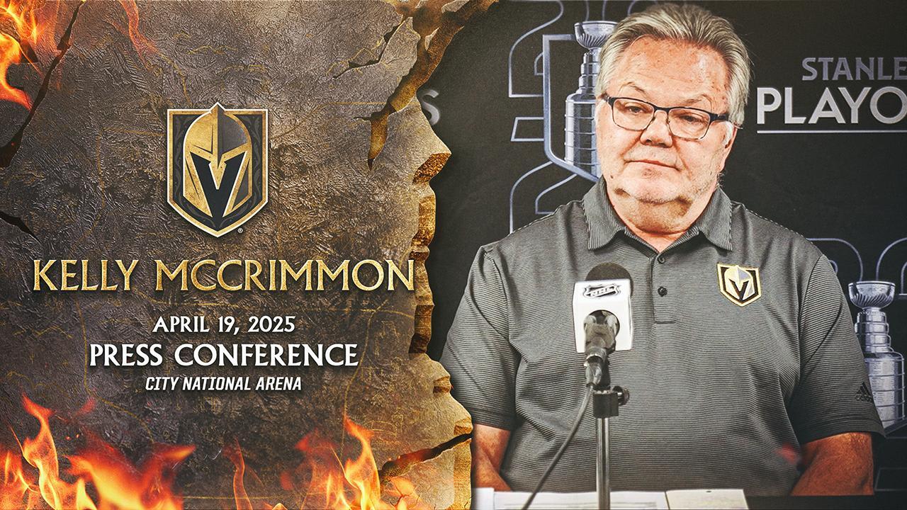 Kelly McCrimmon Postseason Press Conference 4/19 | Vegas Golden Knights