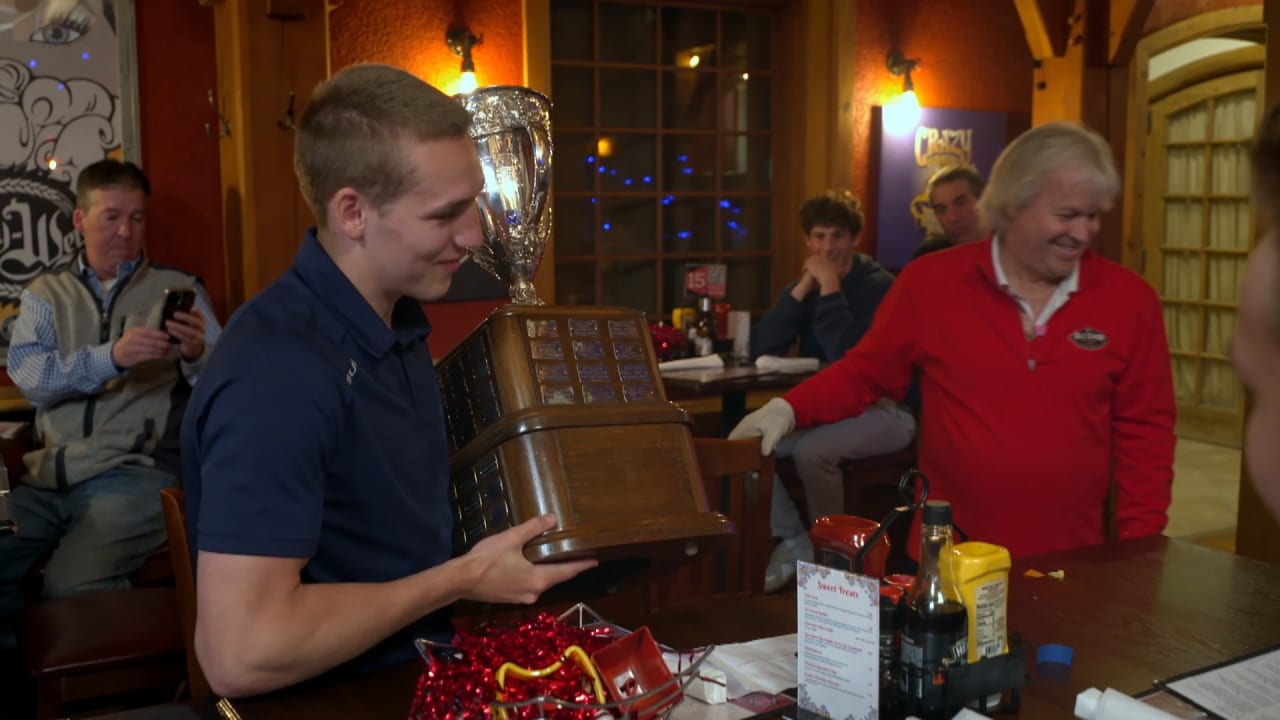 Lane Hutson awarded Calder Memorial Trophy | NHL.com