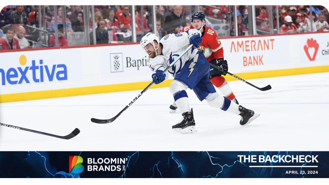 The Backcheck: Bolts fall in OT, trail 2-0 in Round One Series | Tampa ...