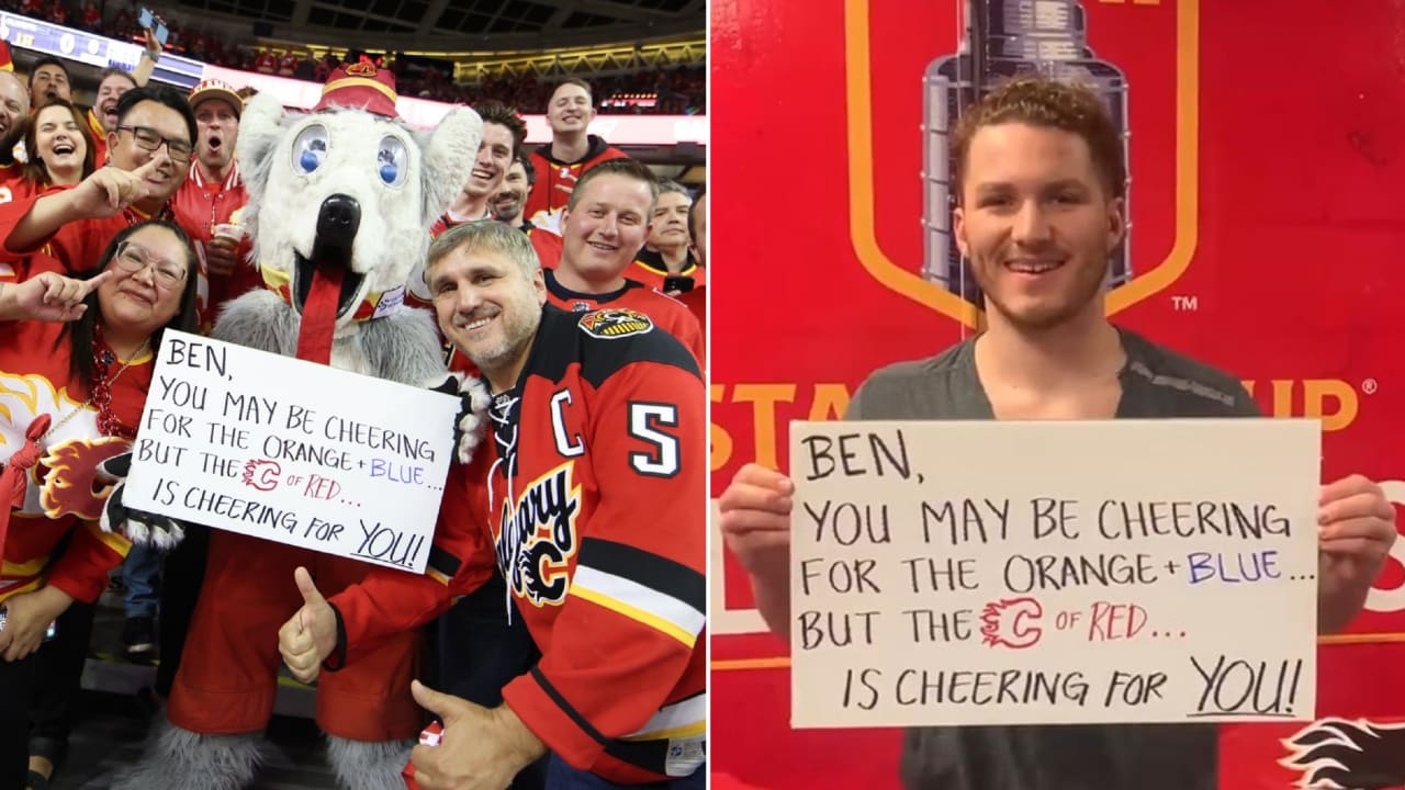 Flames' Tkachuk makes video for 5-year-old Oilers superfan Stelter ...