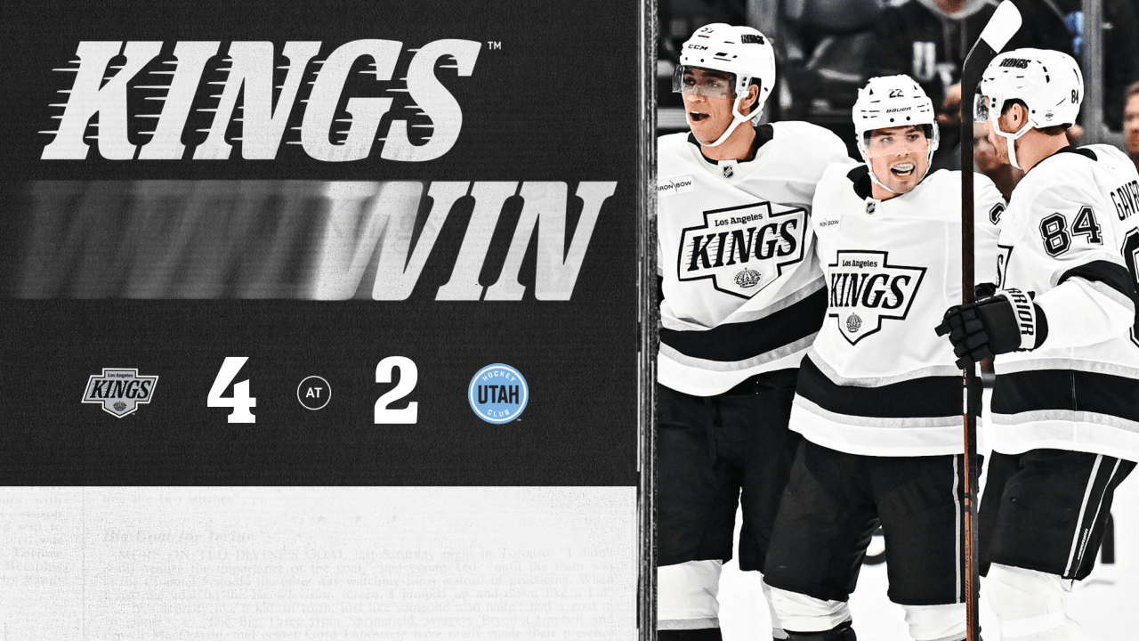 4/3 Final - Kings 4, Utah HC 2 | Los Angeles Kings