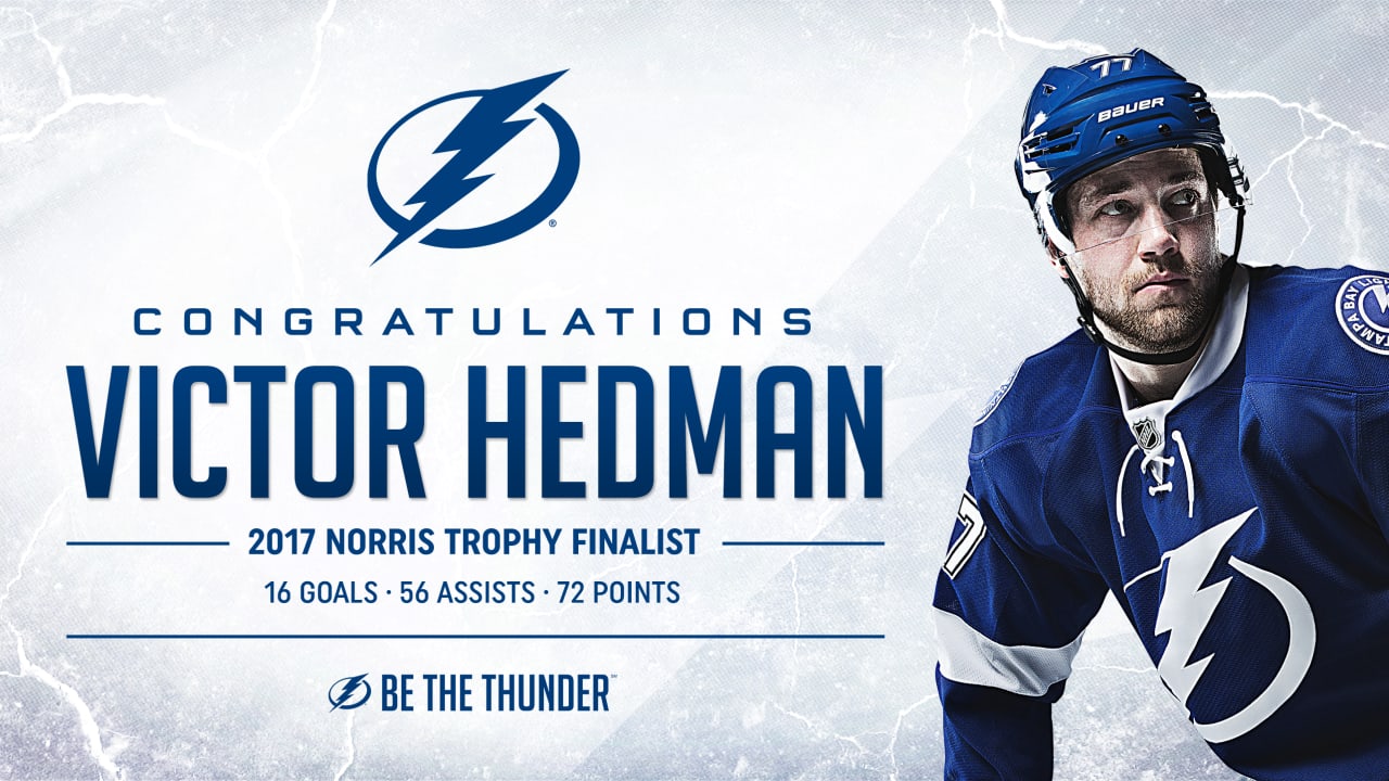Victor Hedman a worthy Norris Trophy finalist | Tampa Bay Lightning