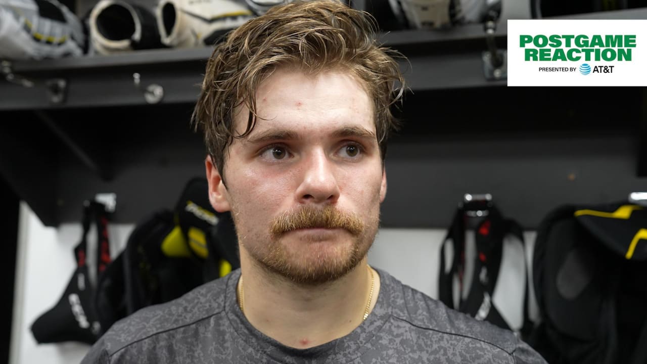 DAL@VAN Postgame: Sam Steel | Dallas Stars