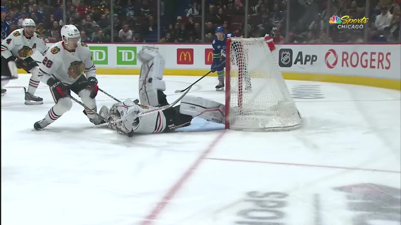 Stalock's incredible save | Chicago Blackhawks