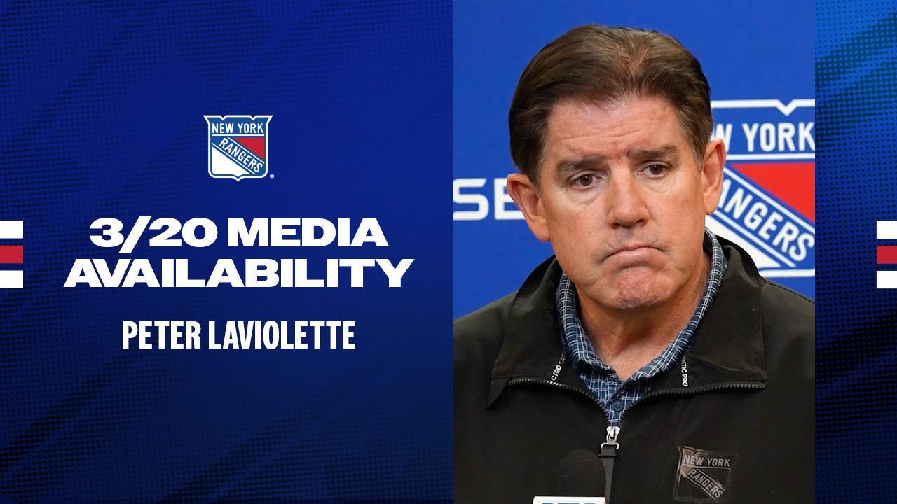 Pregame: Laviolette | New York Rangers