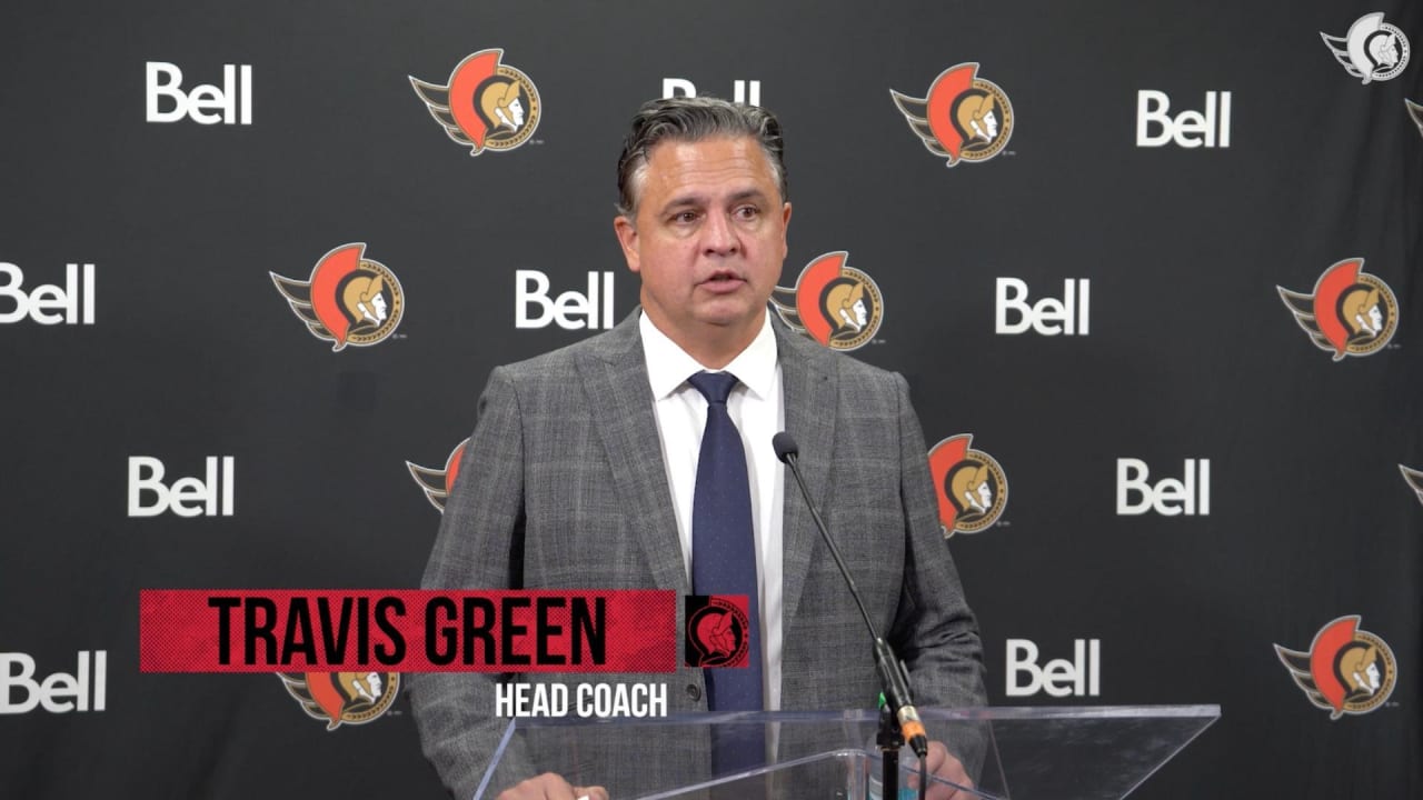 Travis Green Postgame Availability vs STL | Ottawa Senators