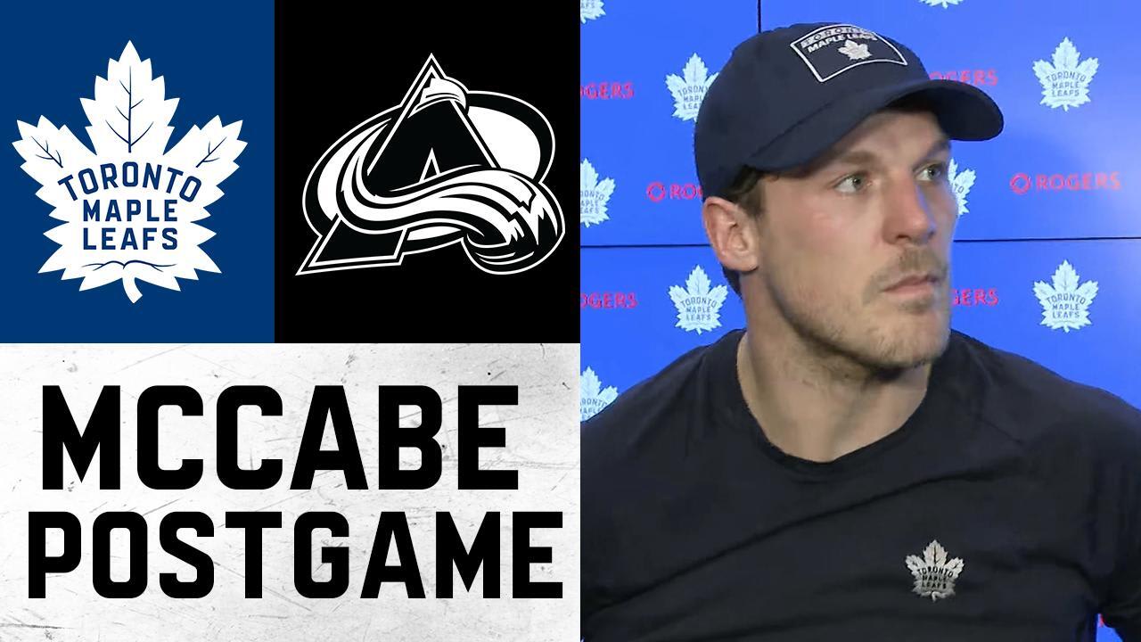 Jake McCabe | Post Game | Toronto Maple Leafs