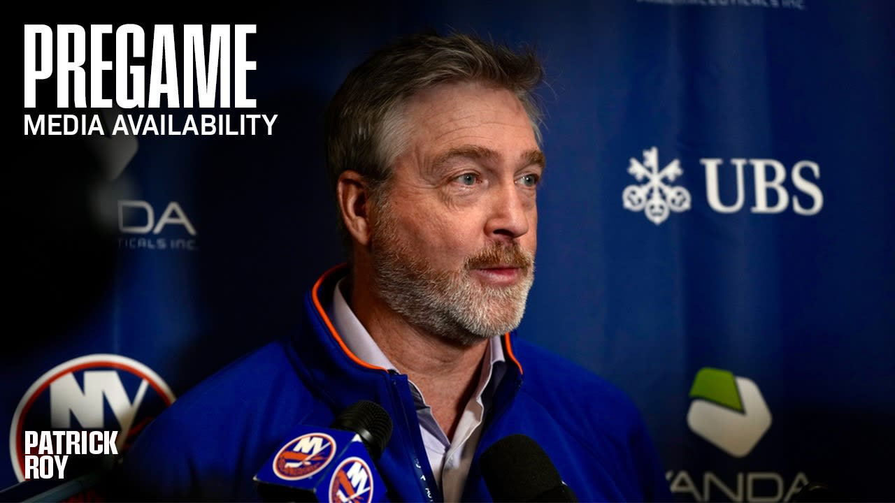 NYI at PHI 10/25: Patrick Roy | New York Islanders