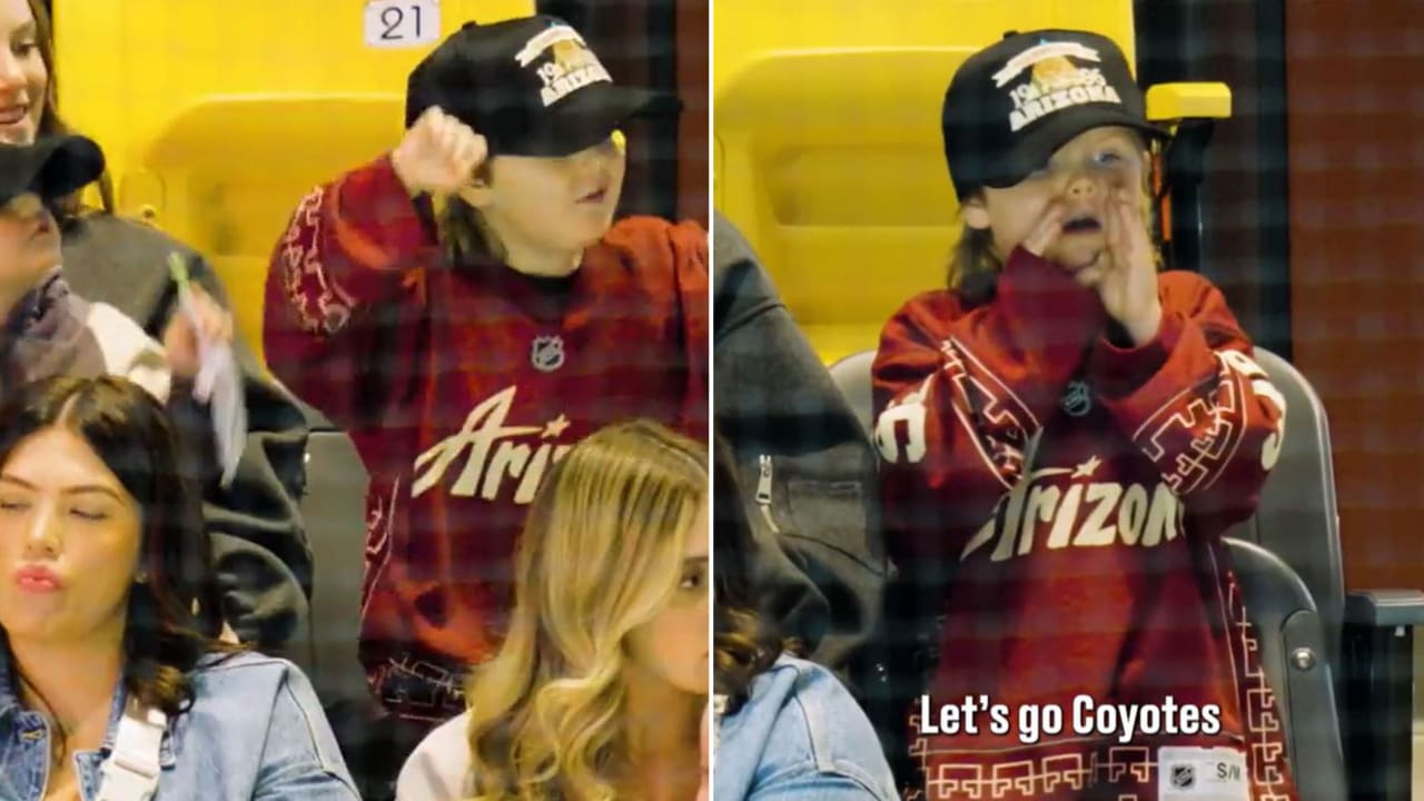 Coyotes mic up Carcone’s 4-year-old son in adorable video | NHL.com