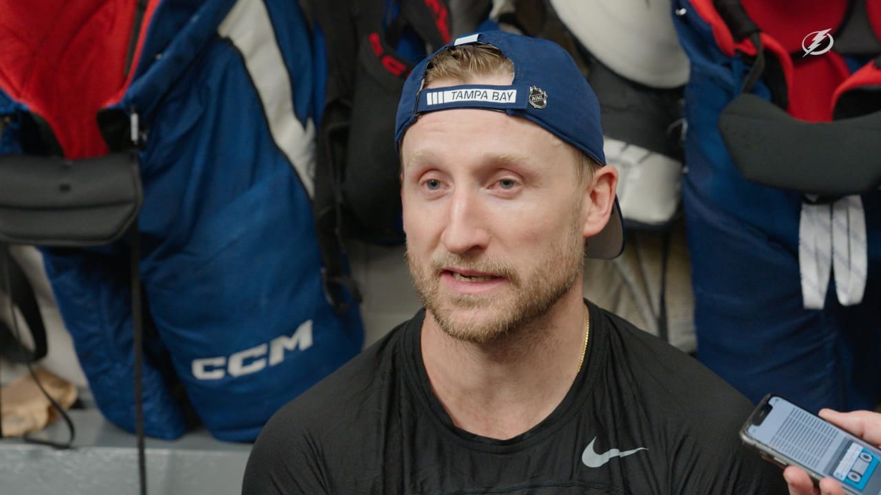 Steven Stamkos Postgame 4 4 24 Tampa Bay Lightning