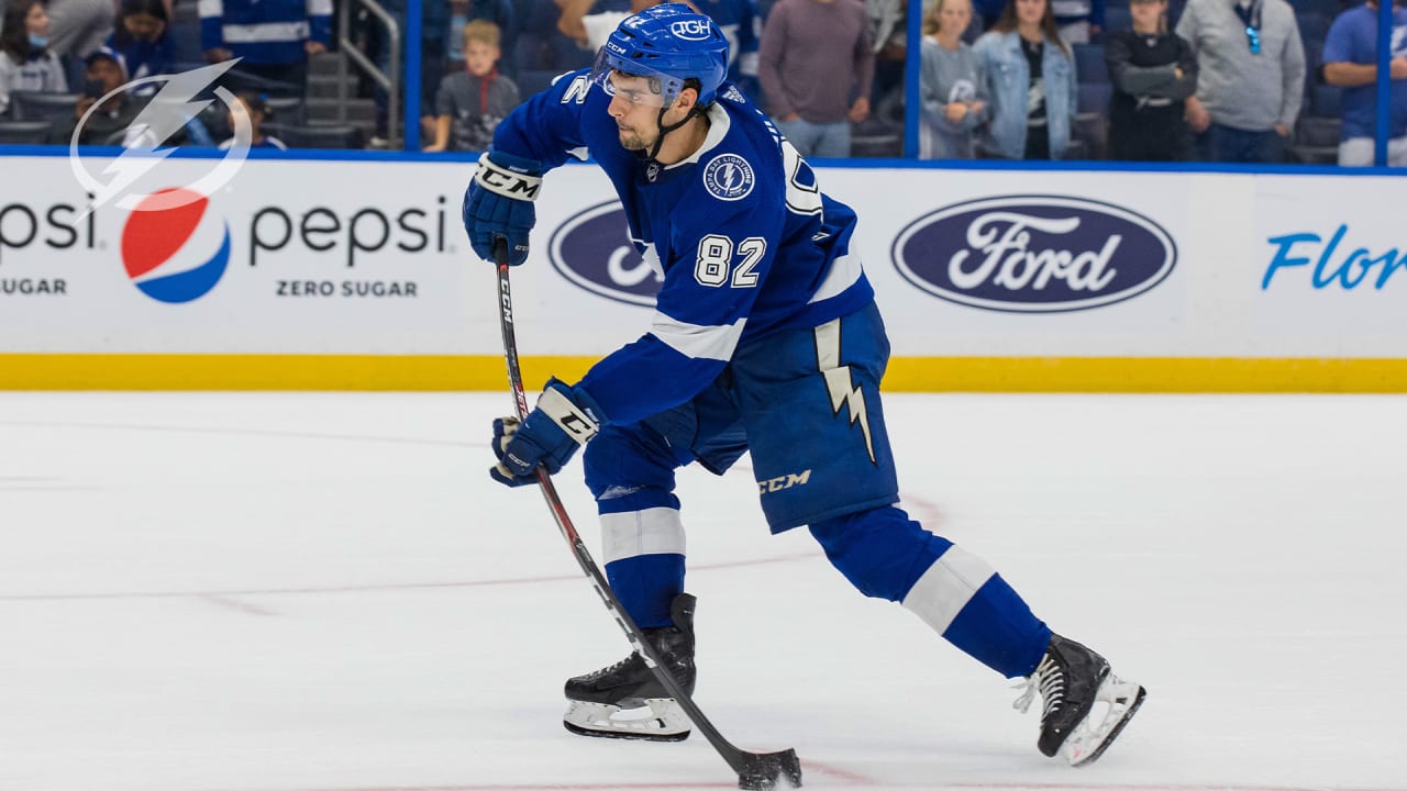 Lightning re-sign forward Gabriel Fortier to a one-year, two-way ...