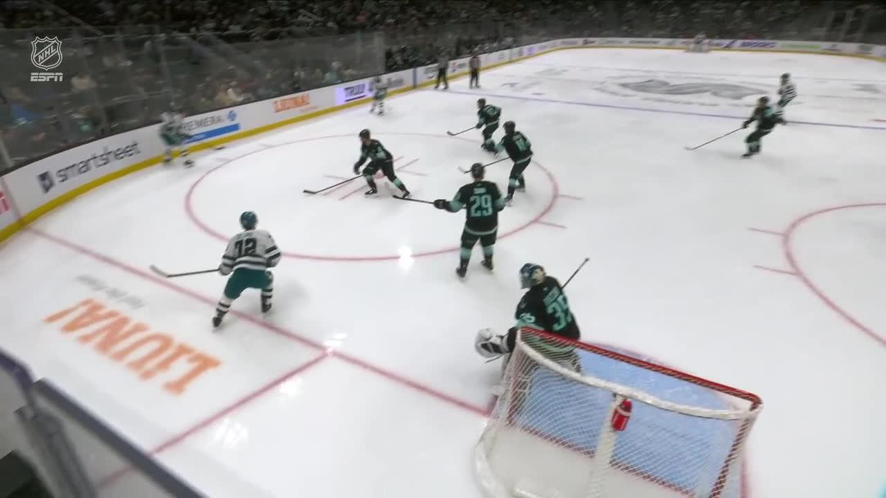 SJS@SEA: Toffoli scores goal against Joey Daccord | San Jose Sharks