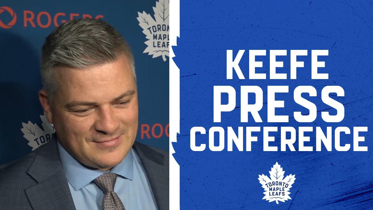 Sheldon Keefe | Pre Game | Toronto Maple Leafs