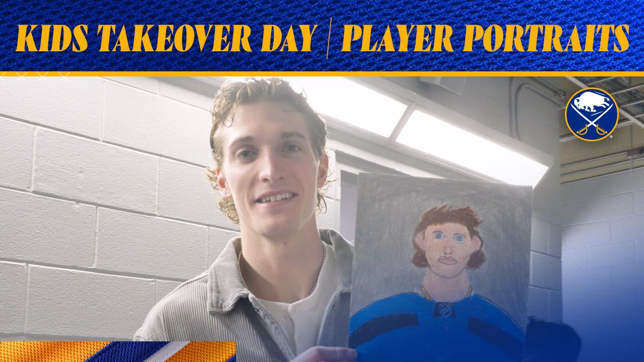 Kids Takeover Day | Player Portraits | Buffalo Sabres