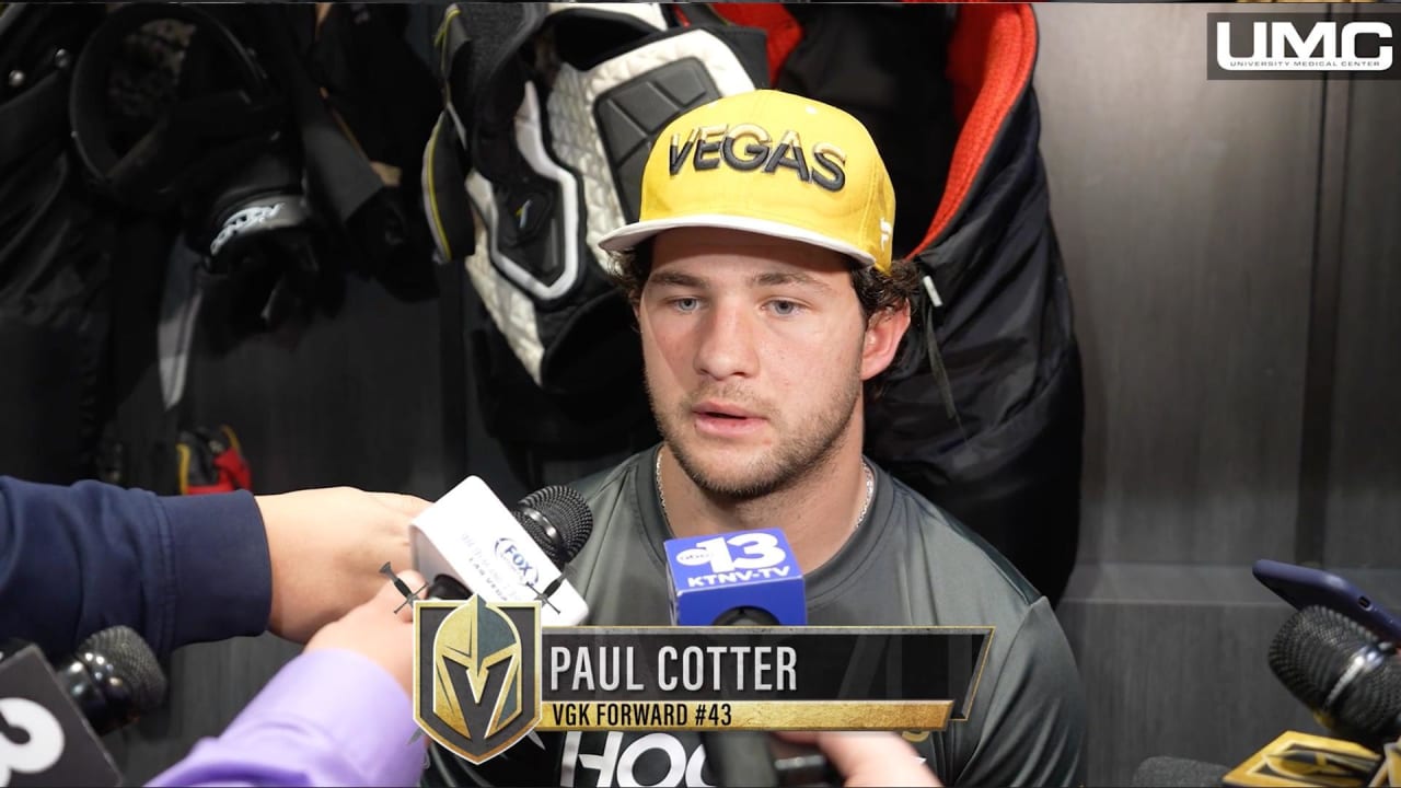 Paul Cotter Postgame 10/30 | Vegas Golden Knights