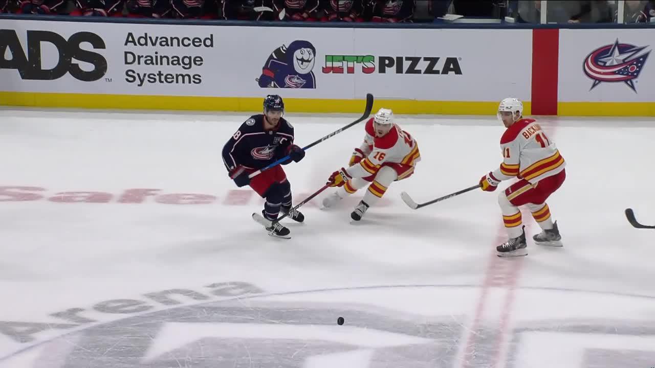 CGY@CBJ: Coyle scores empty-net goal | Columbus Blue Jackets