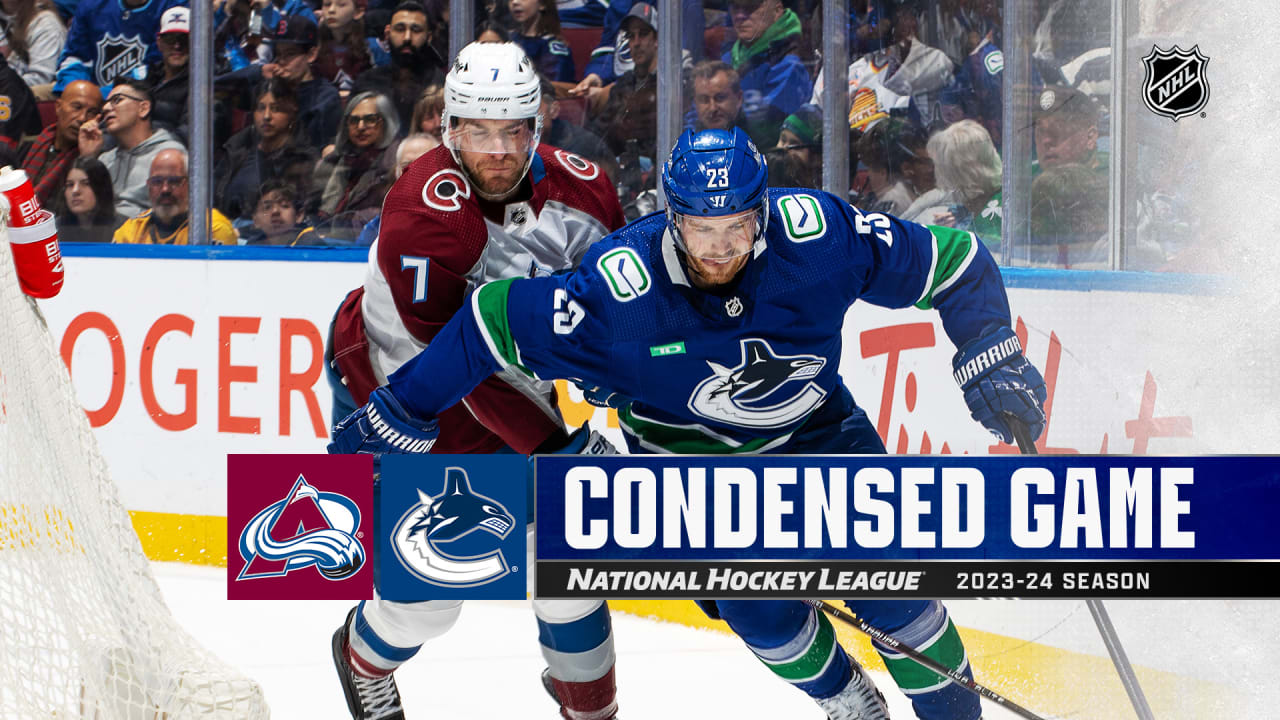 Condensed Game: COL @ VAN 3.13.24 | NHL.com