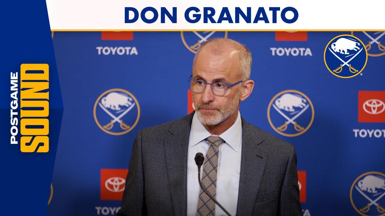 Don Granato Postgame vs. VGK | Buffalo Sabres