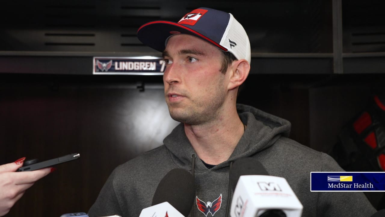 Charlie Lindgren | Postgame | Washington Capitals