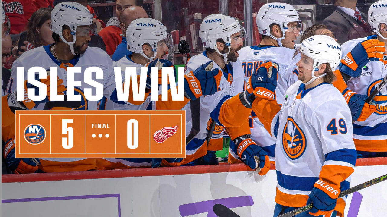 The Skinny: Islanders 5, Red Wings 0 | New York Islanders