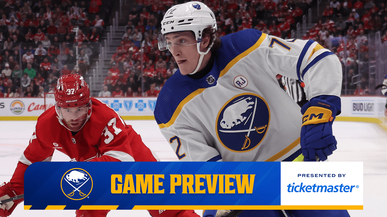Game Preview | 5 things to know ahead Sabres at Red Wings | Buffalo Sabres