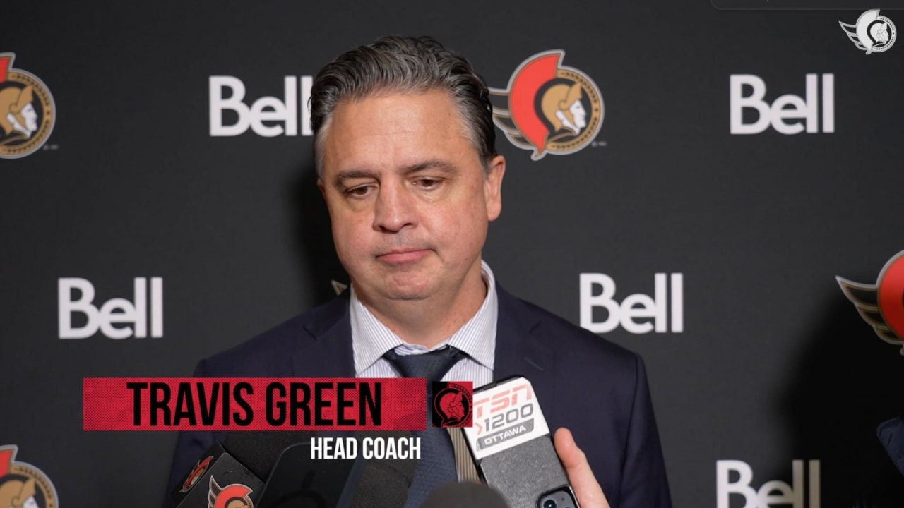 Travis Green Postgame Media vs VAN | Ottawa Senators