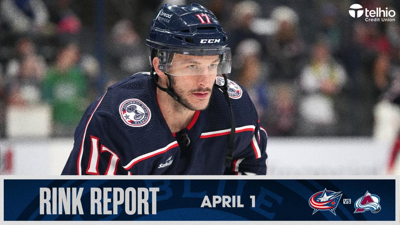Rink Report (4/1/24) | Columbus Blue Jackets