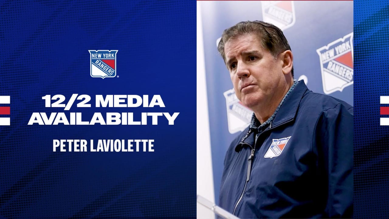 Pregame: Laviolette | New York Rangers