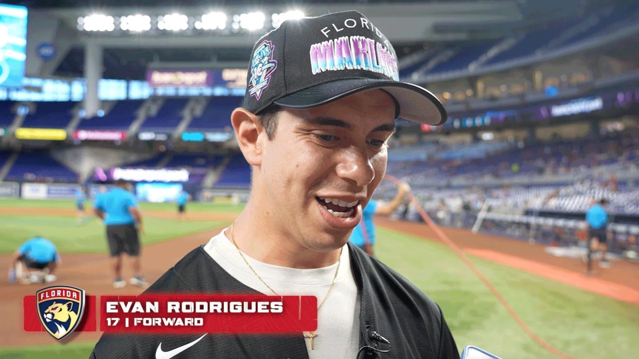 Rodrigues' First Pitch | Florida Panthers
