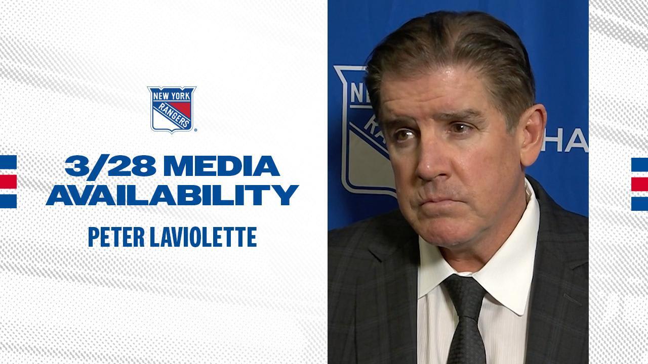 Postgame: Laviolette | New York Rangers