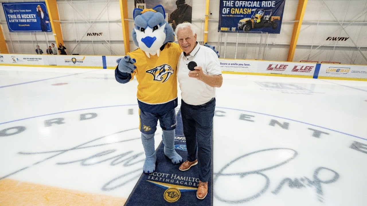 Preds Honor Terry Crisp with Rink Dedication Ceremony at Ford Ice ...