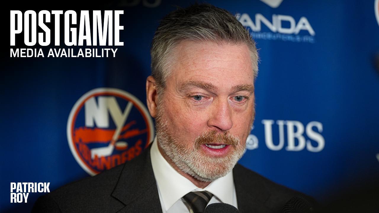 NYI 2 at SJS 1 (OT): Patrick Roy | New York Islanders