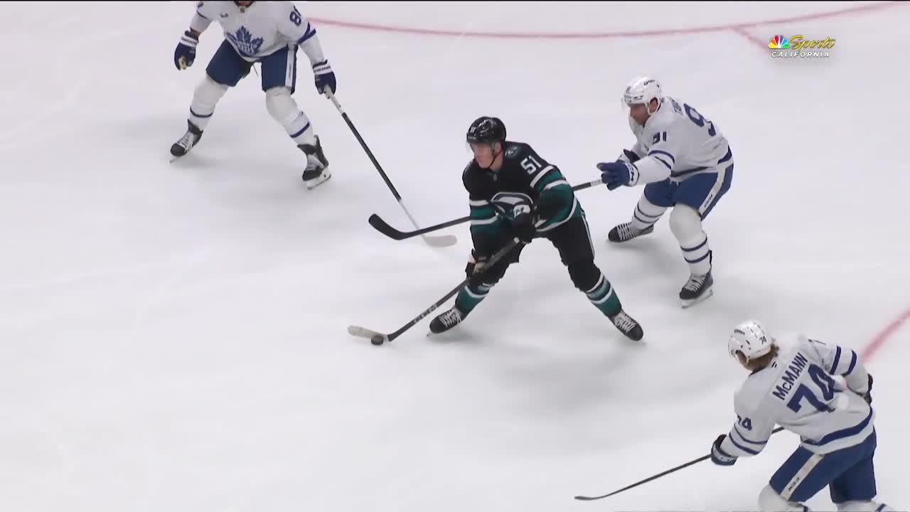 TOR@SJS: Toffoli scores goal against Joseph Woll | San Jose Sharks