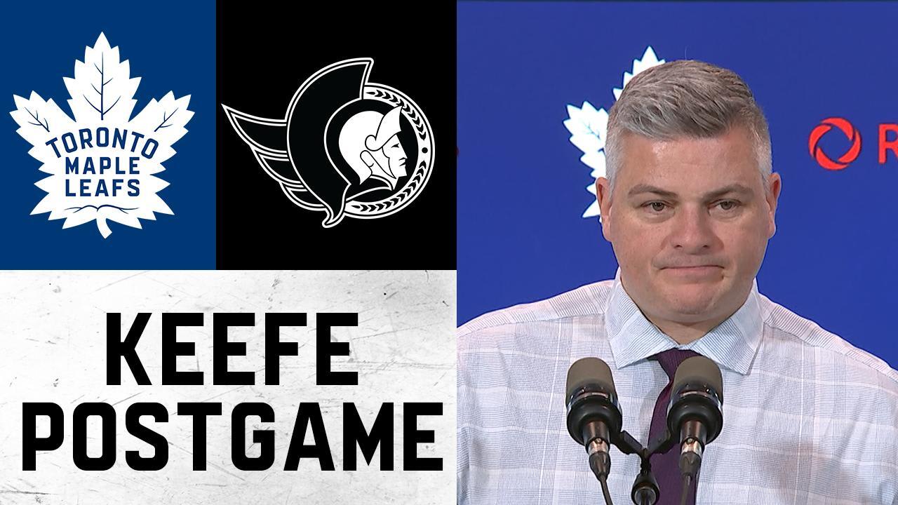 Sheldon Keefe | Post Game | Toronto Maple Leafs