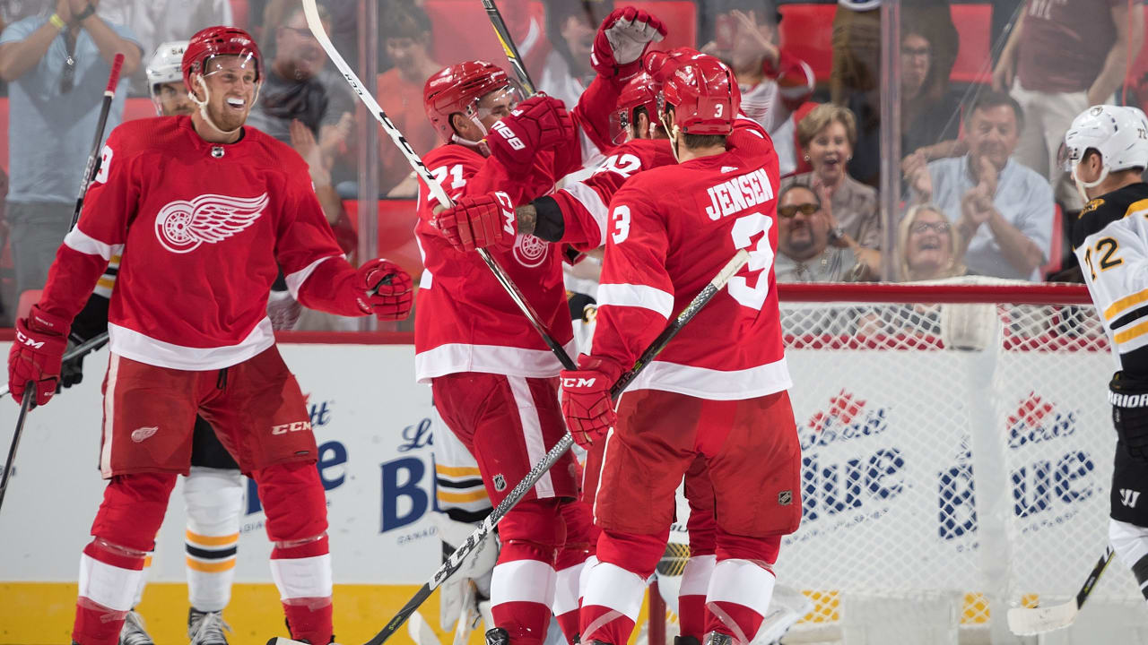 Red Wings defeat Bruins in first game at Little Caesars Arena | NHL.com