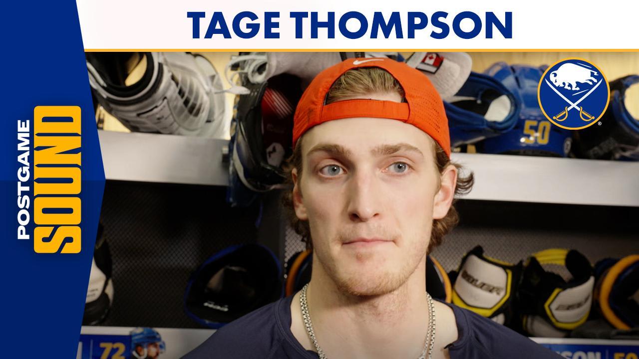 Tage Thompson Postgame vs. ANA | Buffalo Sabres