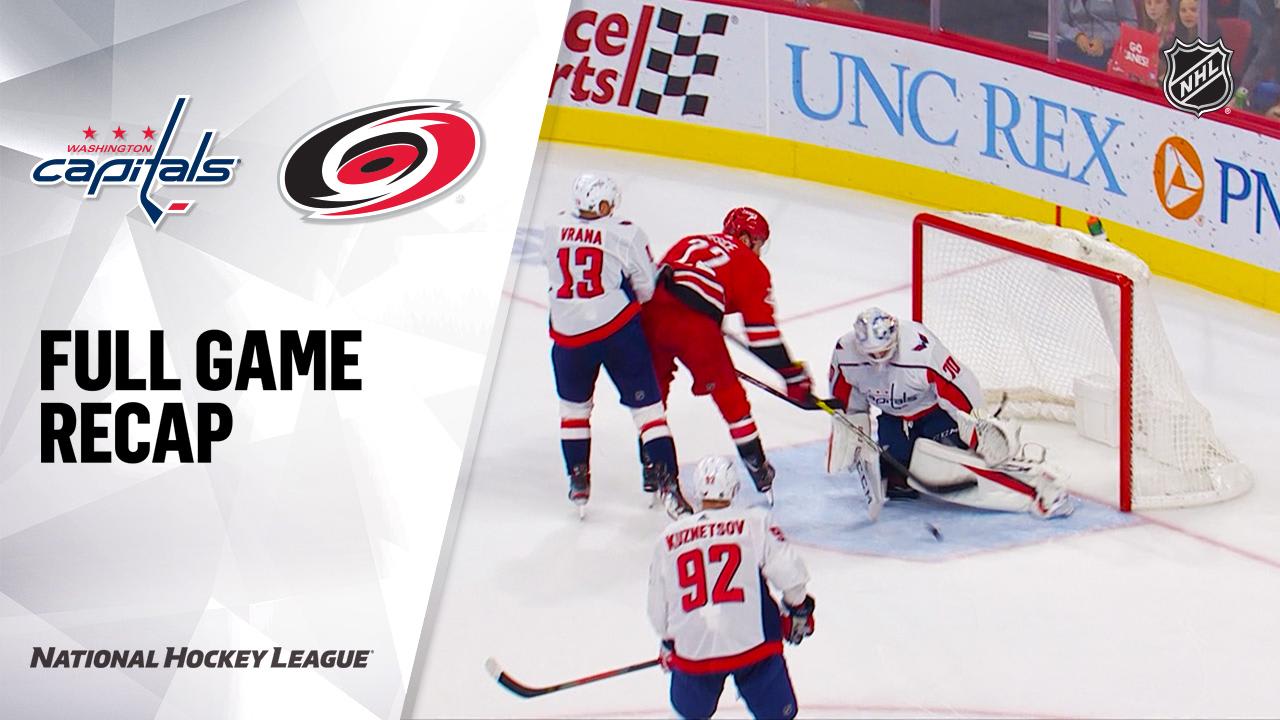 Recap: WSH 4, CAR 3 | Washington Capitals