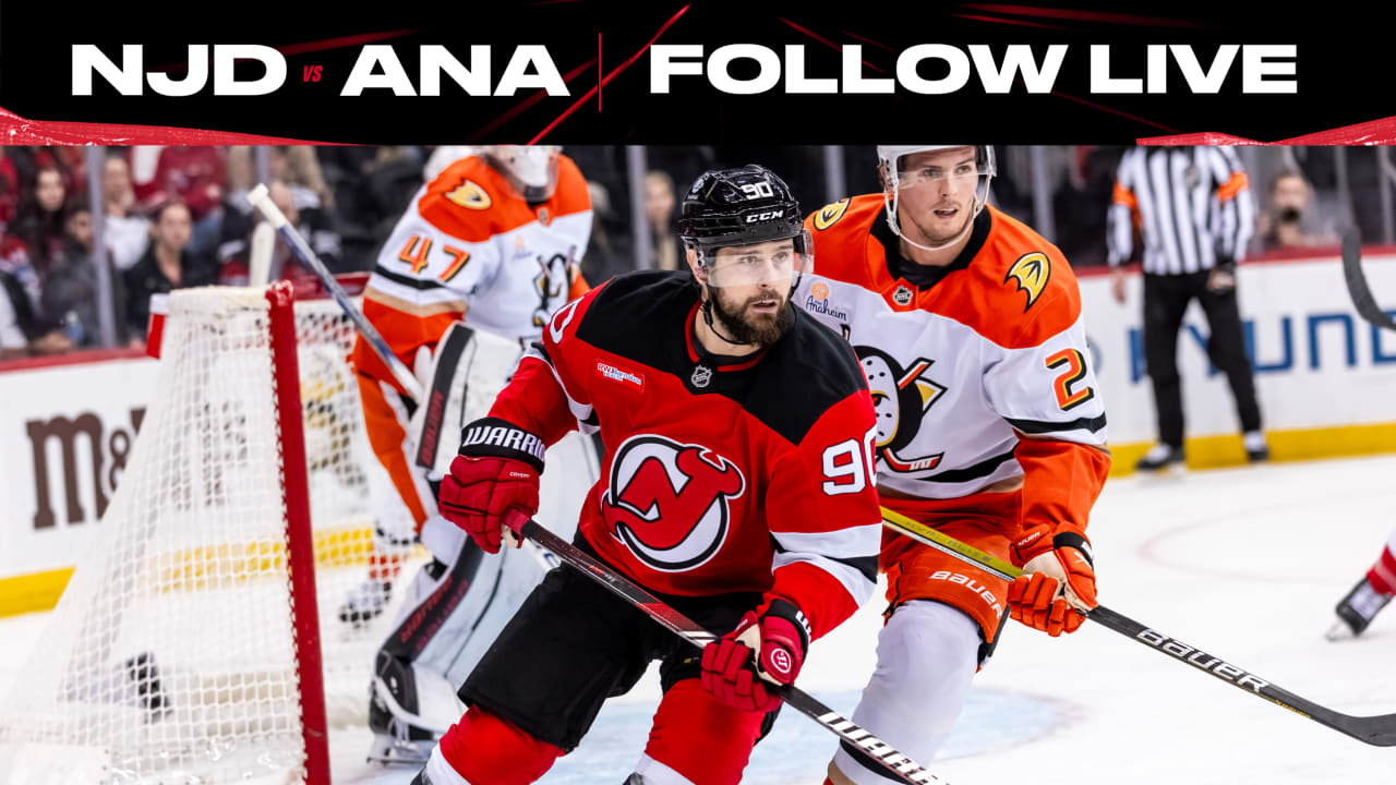 LIVE UPDATES: Devils vs. Ducks | New Jersey Devils