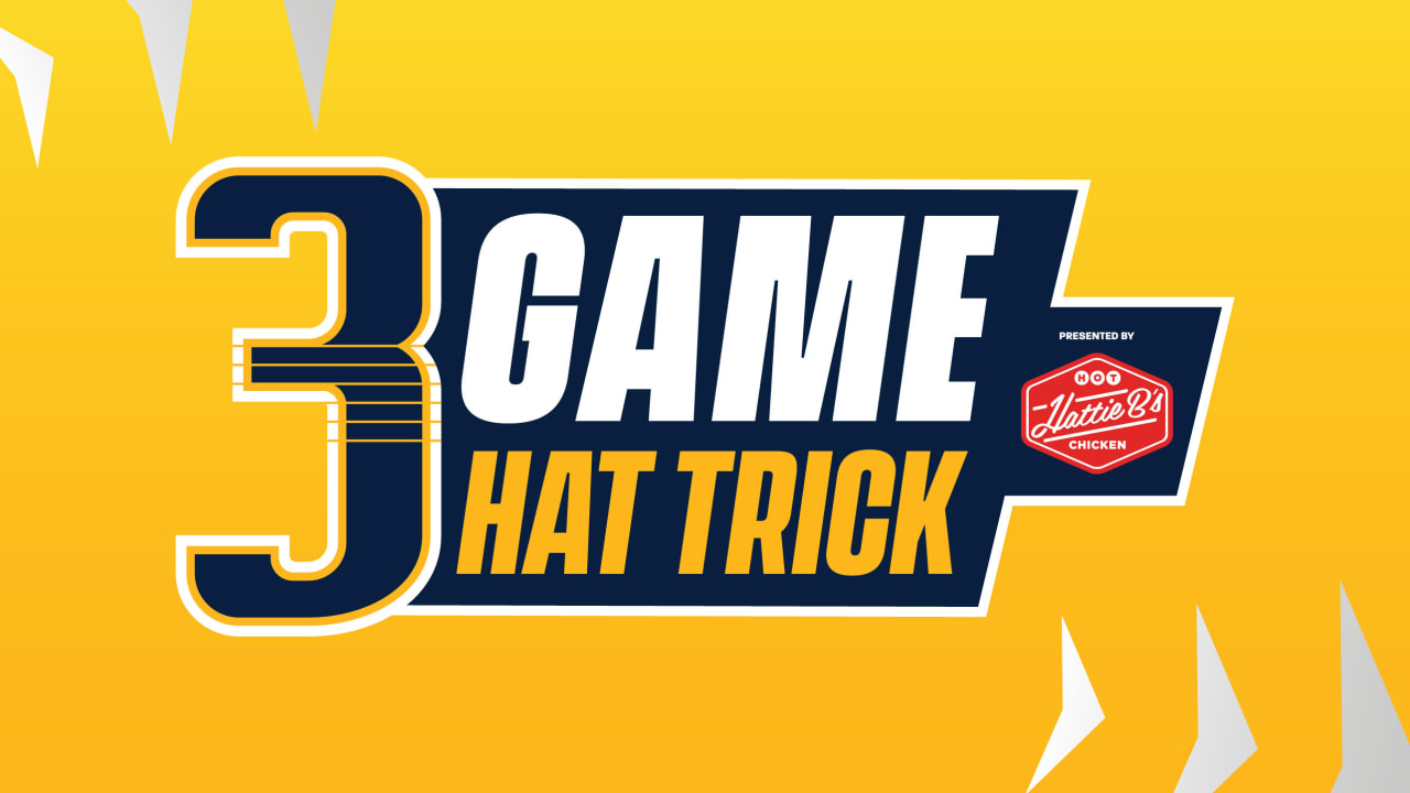 3 Game Hat Trick Pack | Predators de Nashville