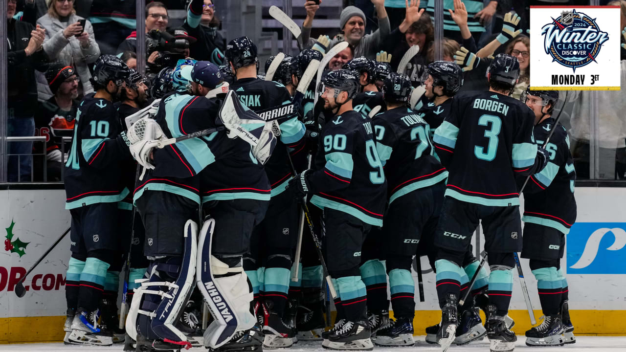 Kraken riding high on 8-game point streak heading into Winter Classic ...