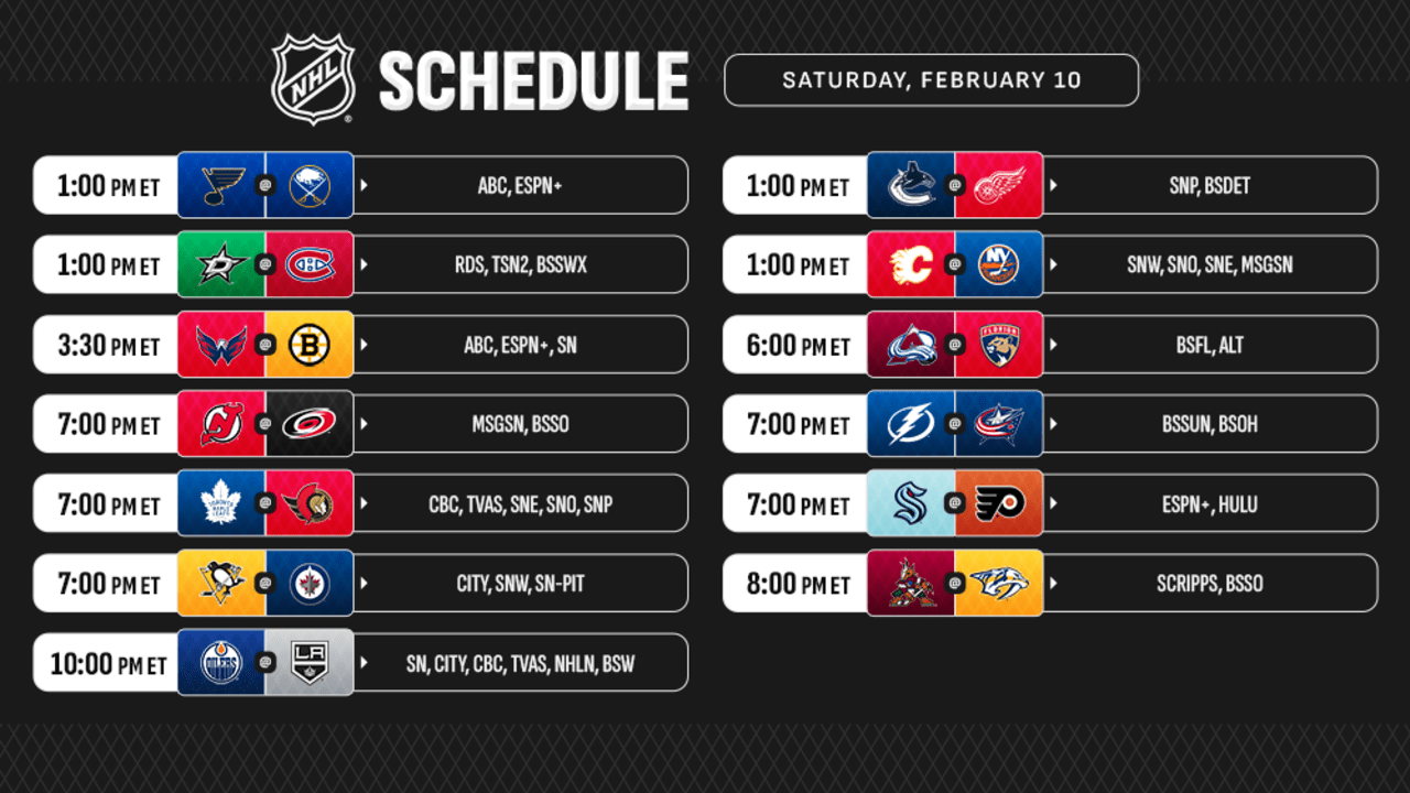 NHL Morning Skate for February 10 | NHL.com