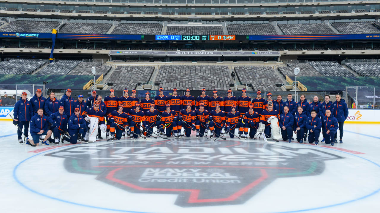 Isles Practice at MetLife Stadium | New York Islanders