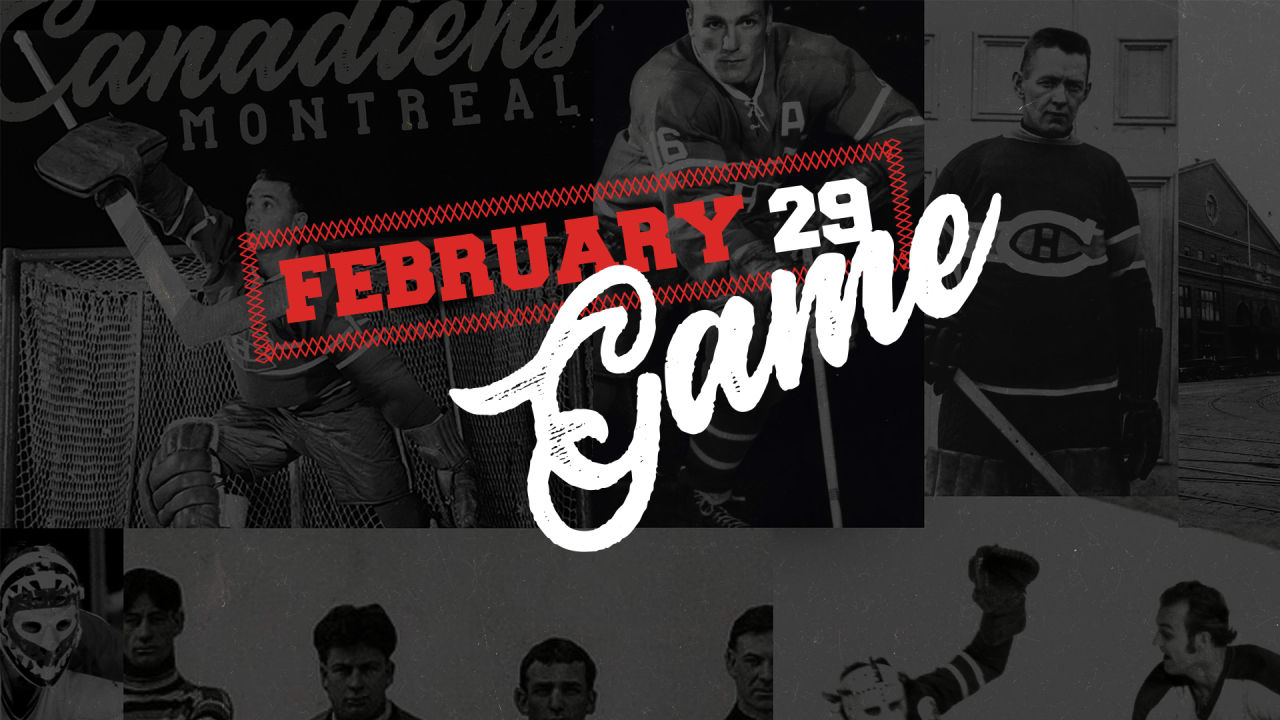 February 29 Game | Montréal Canadiens