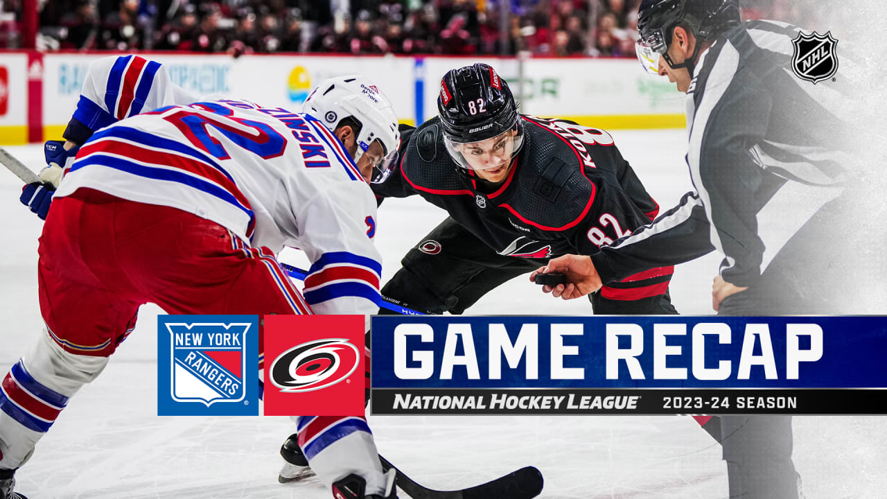 Shesterkin gets 2nd straight shutout, Rangers defeat Hurricanes | NHL.com