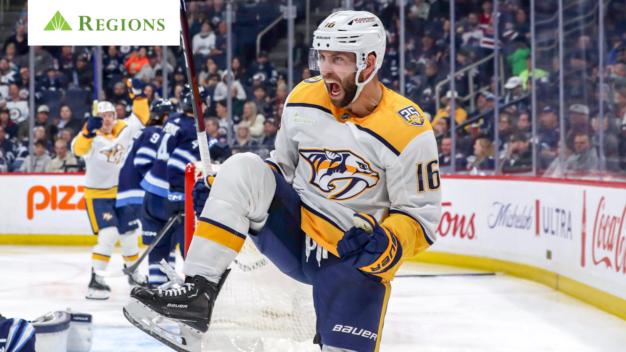 Predators Defeat Jets, 4-2, Extend Point Streak to 13 Games | Nashville ...